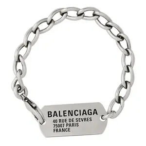 【たかし】BALENCIAGA 25ss Geneva Bracelet Balenciaga Geneva Bracelet - Black | Editorialist